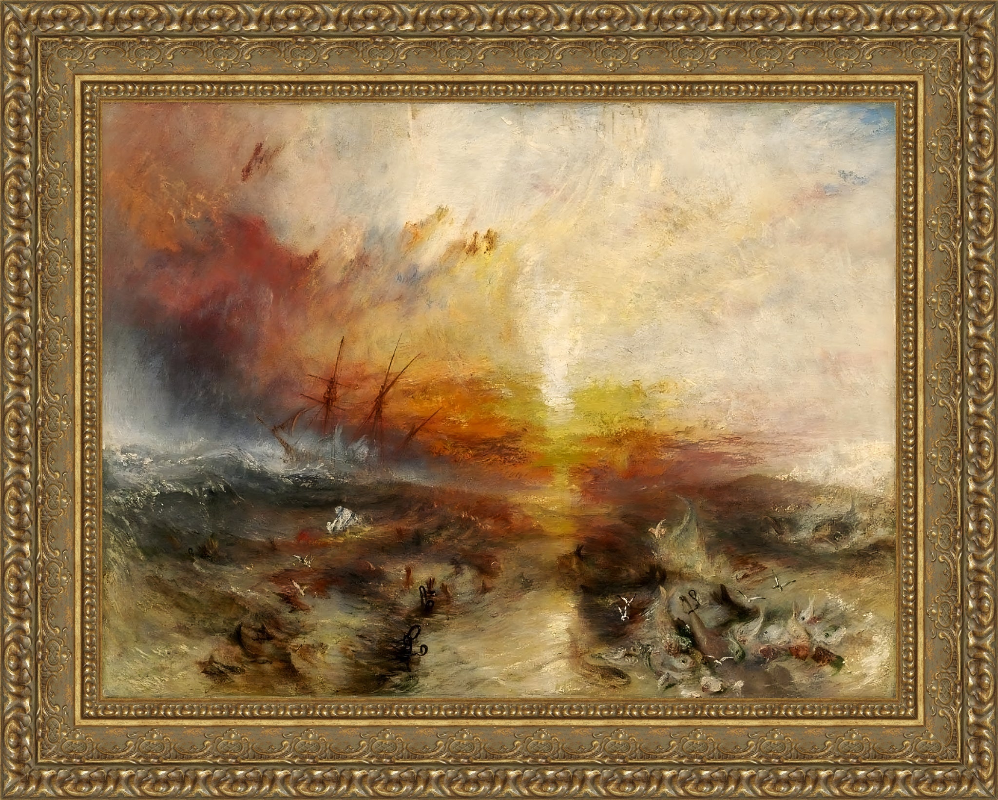 The Slave Ship – J.M.W. Turner | Giclee Canvas | Canvas Classics